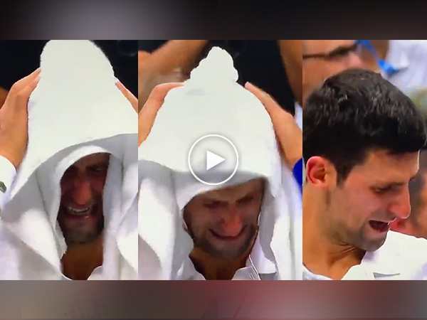 WATCH: Novak Djokovic breaks down in tears during US Open final against ...