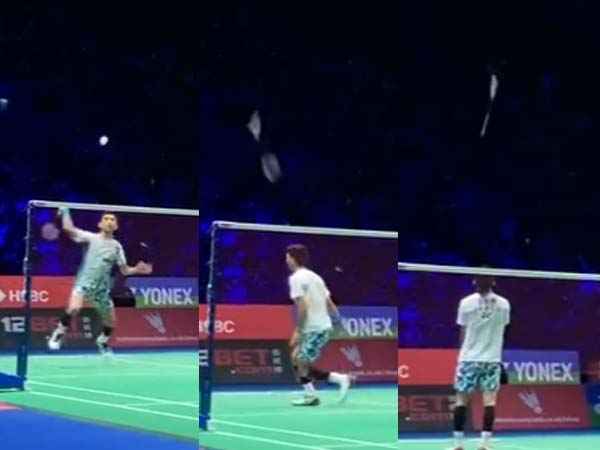 All England Open 2022: Lakshya Sen tosses racket in jubilation after ...