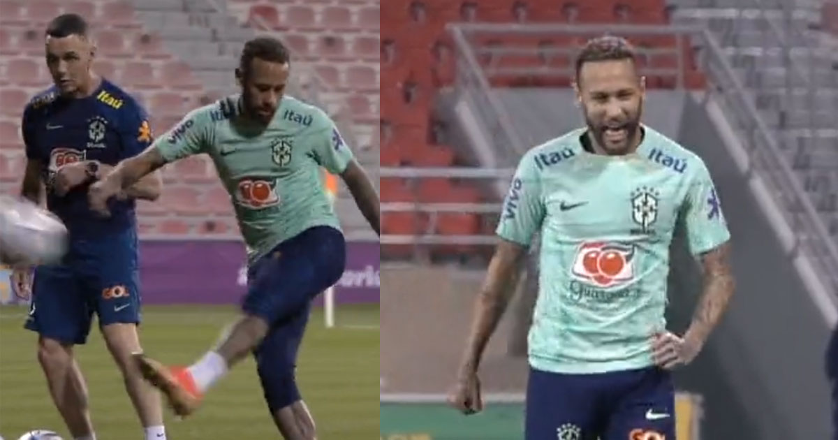 WATCH: Neymar back to training with Team Brazil ahead of Round of 16 ...
