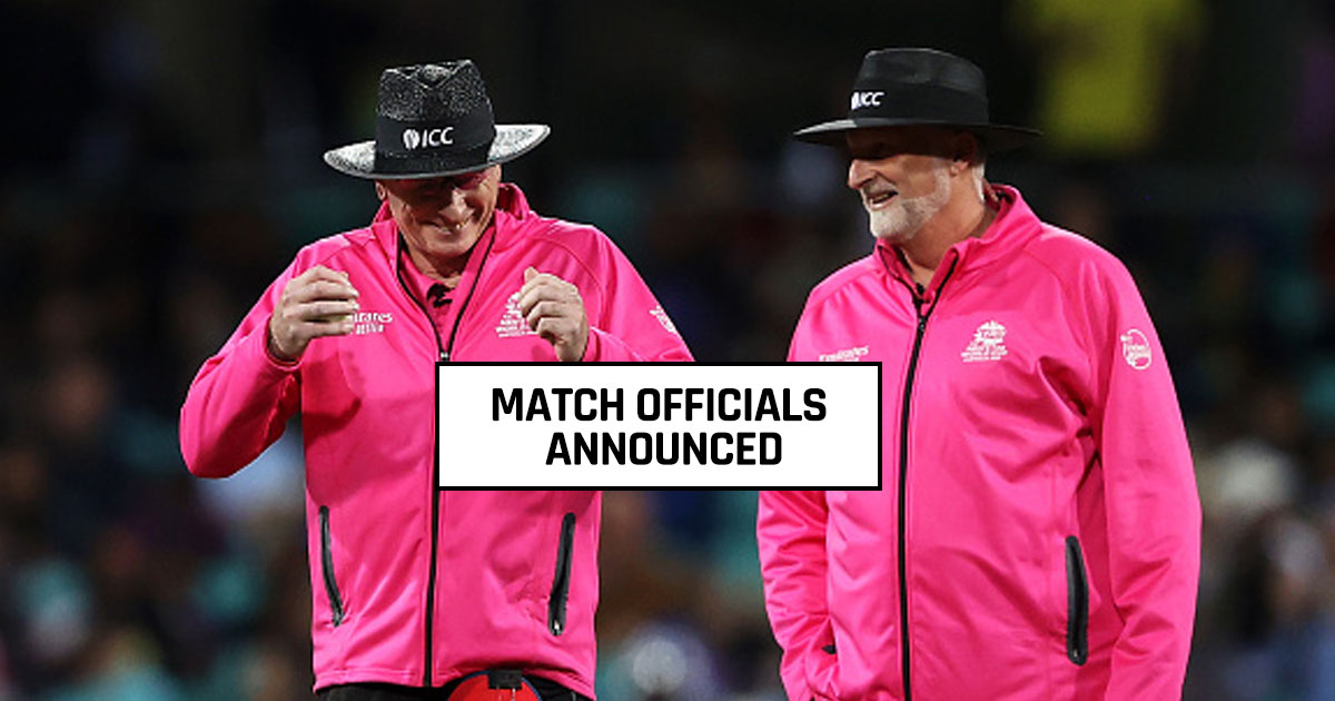 Match official T20 World Cup 2022 semifinal | Match official T20 WC 2022